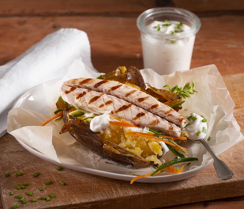 Skuša sa žara s krumpirom En Papillote - Rio Mare Hrvatska